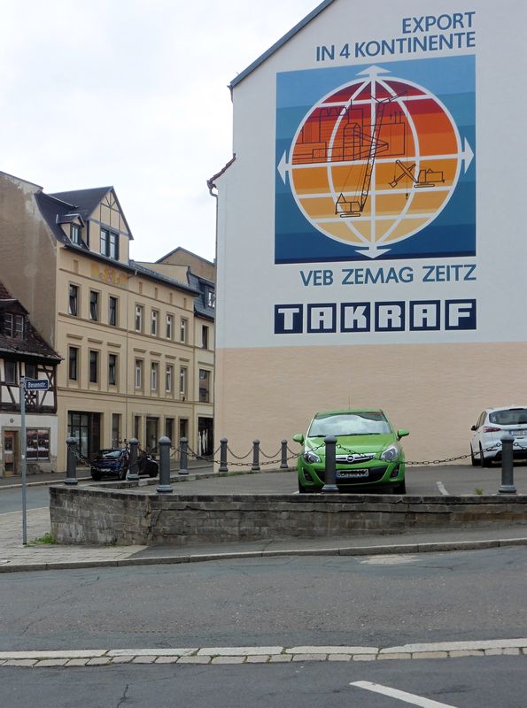 TAKRAF-Werbung in Zeitz – Geheimtipp Leipzig