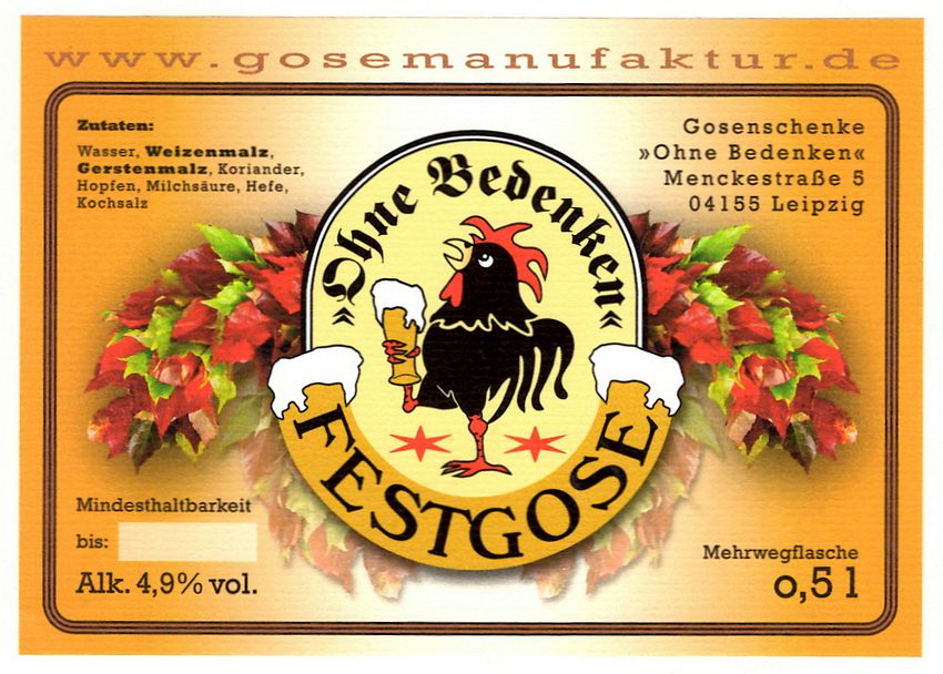 Aktuelle Leipziger Gose-Etiketten – Geheimtipp Leipzig